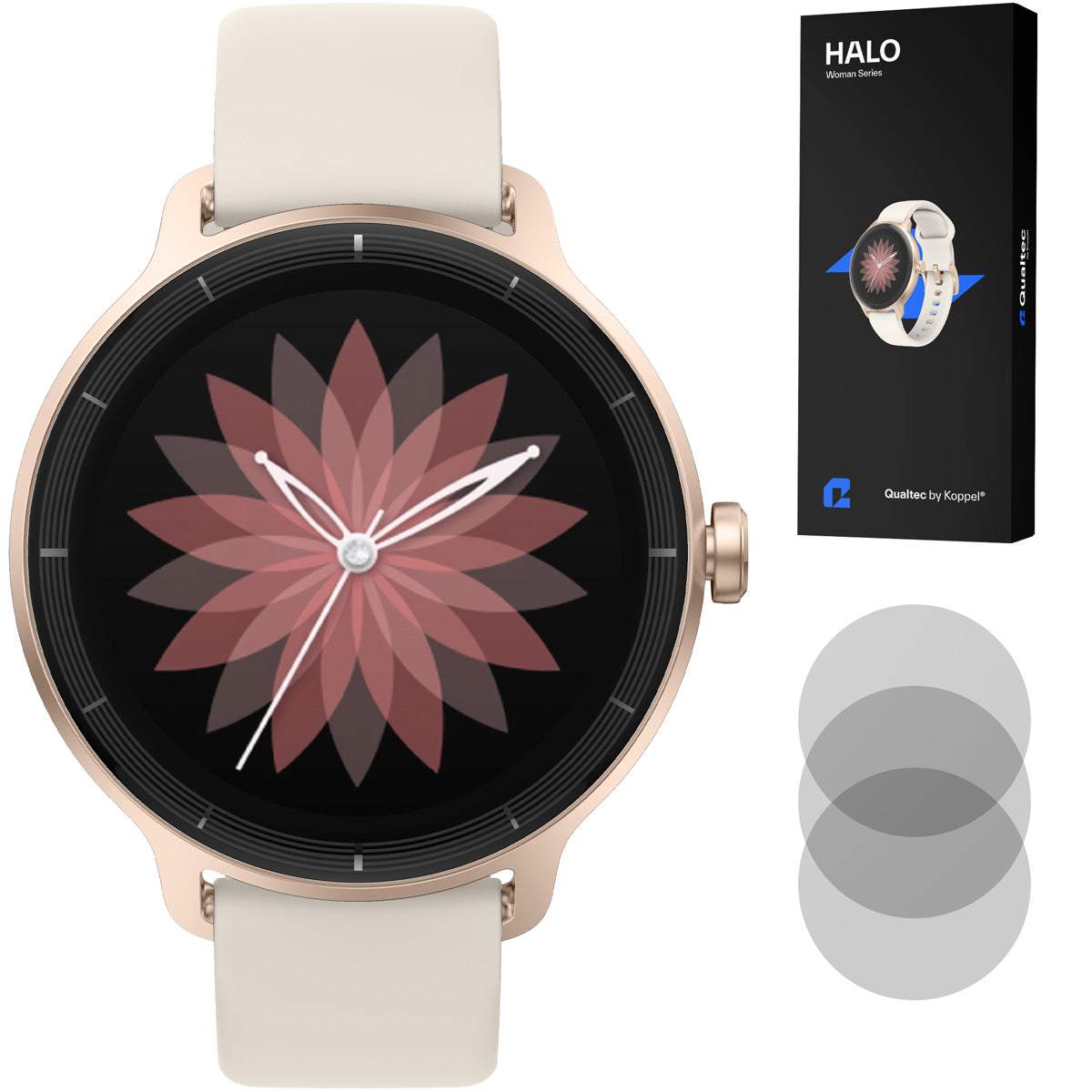 Ceas smartwatch, HALO gold Woman Series, gold